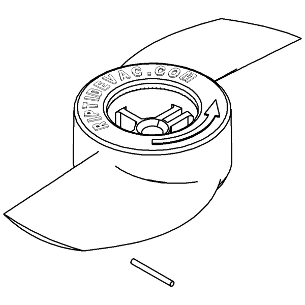 Short Motor Impeller Kit - Riptide Pool Vacuum